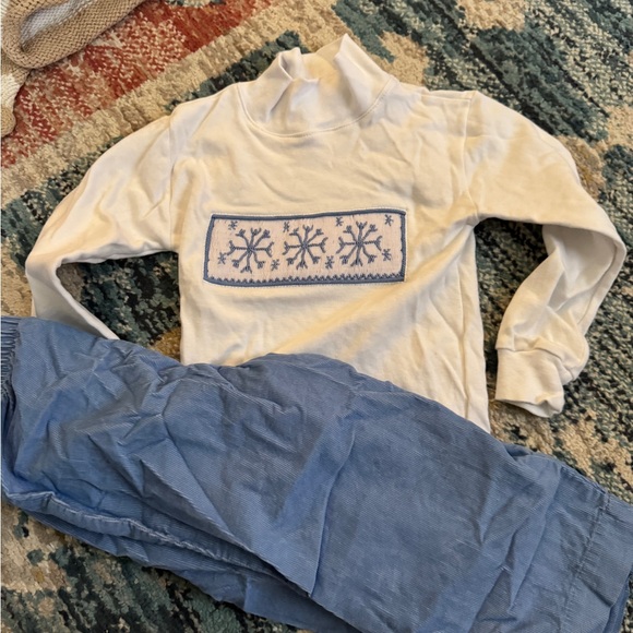 Handmade | Matching Sets | Kids Winter Snowflake Matching Set White And ...